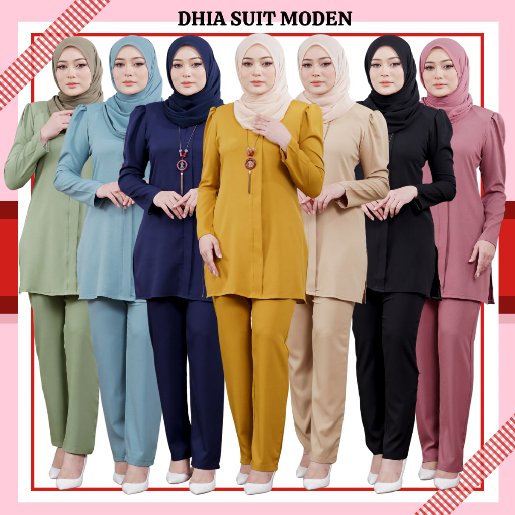 DHIA Women Suit Muslimah (S-3XL) | Shopee Malaysia