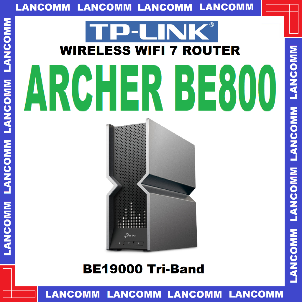 TP-LINK Archer BE800 BE19000 Tri-Band Wi-Fi 7 Router | Shopee Malaysia