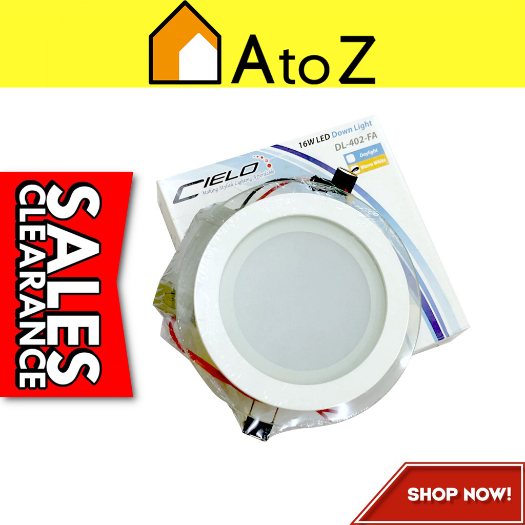 [STOCK CLEARANCE] CIELO LED Downlight Spotlight 16W Warm White Ceiling ...