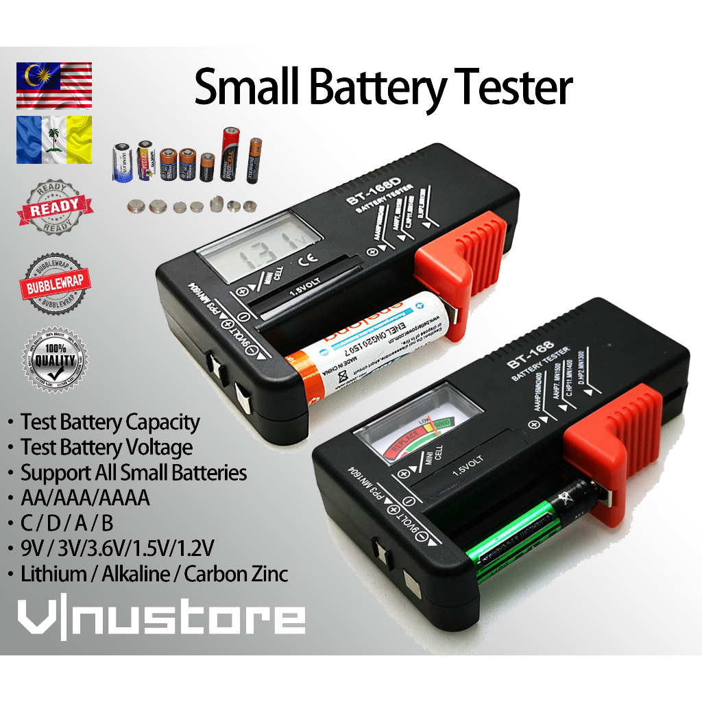 Small Battery Tester Meter | 1.5V ~ 9V Support all kind of AA / AAA ...