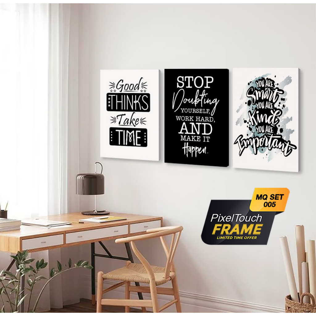 Frame Ayat Motivasi Saiz A3 Hiasan Dinding Ruang Tamu Bilik Tidur Wall ...