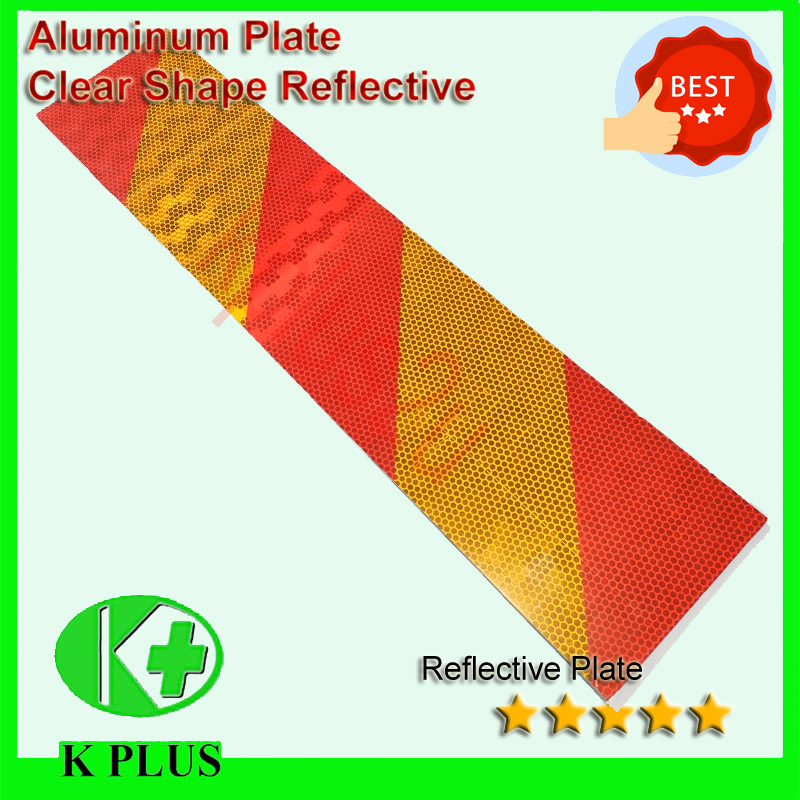 Reflective Plate Aluminum Reflection Sign Yellow Red Sign Aluminum ...