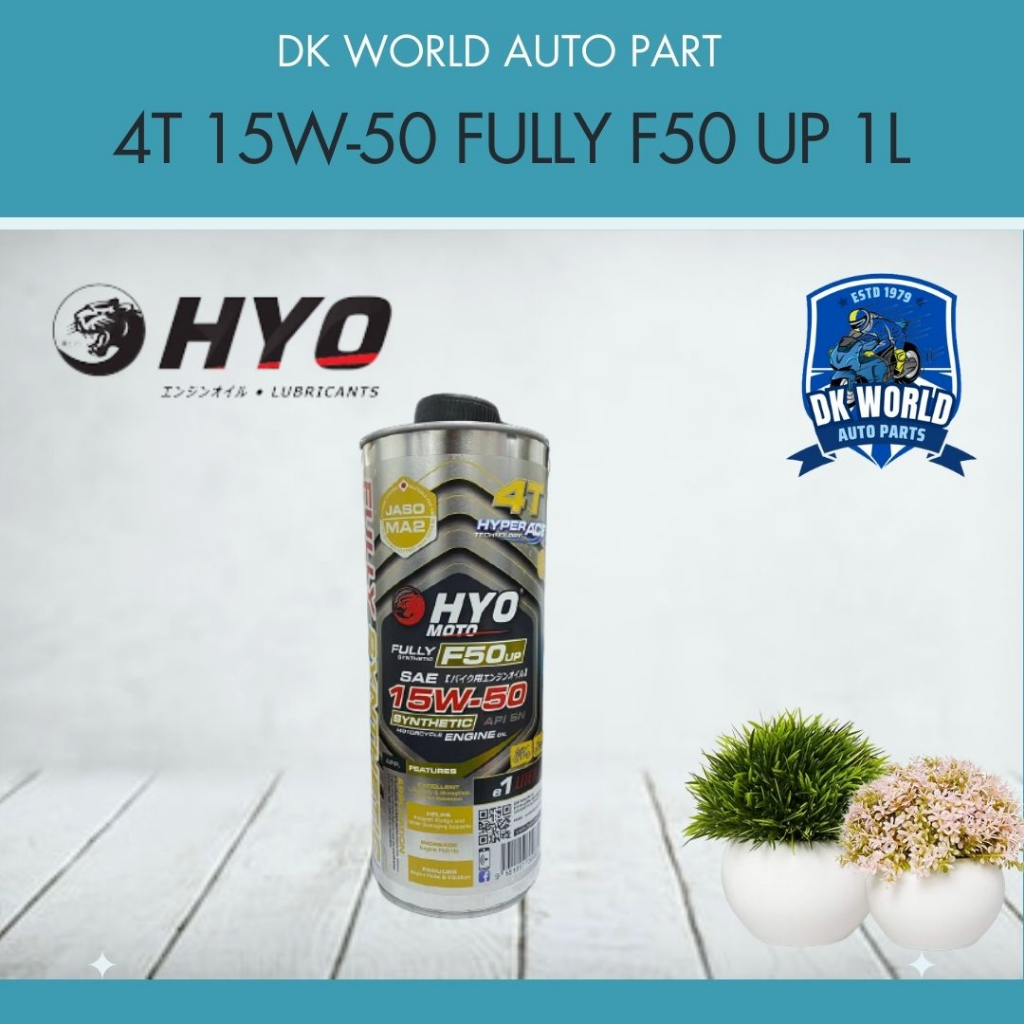 🔥READY STOCK🔥HYO Engine Oil 1L/1.2L/1.4L F50🔥Minyak Engine Murah🔥engine ...