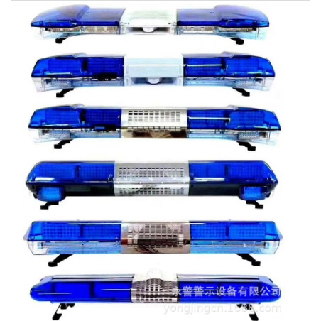 Ready 1.2m Blue Biru LED Strobe Light Bar Amber Emergency Beacon Warn ...
