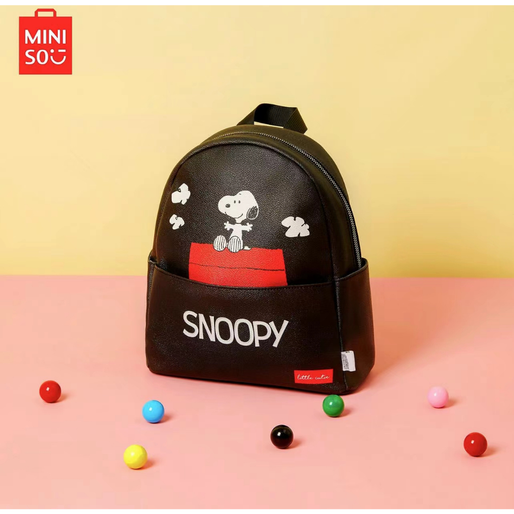 Miniso Snoopy Summer Travel Collection Backpack | Shopee Malaysia
