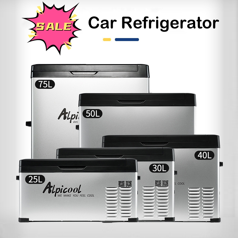 🧊Alpicool 9L-50L Portable Car Refrigerator Freezer Cooler Auto Fridge ...