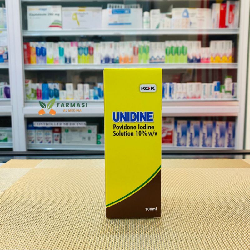 🌿 | KCK Unidine Povidone IODINE Solution 10% w/v ( 100ml ) | Shopee ...
