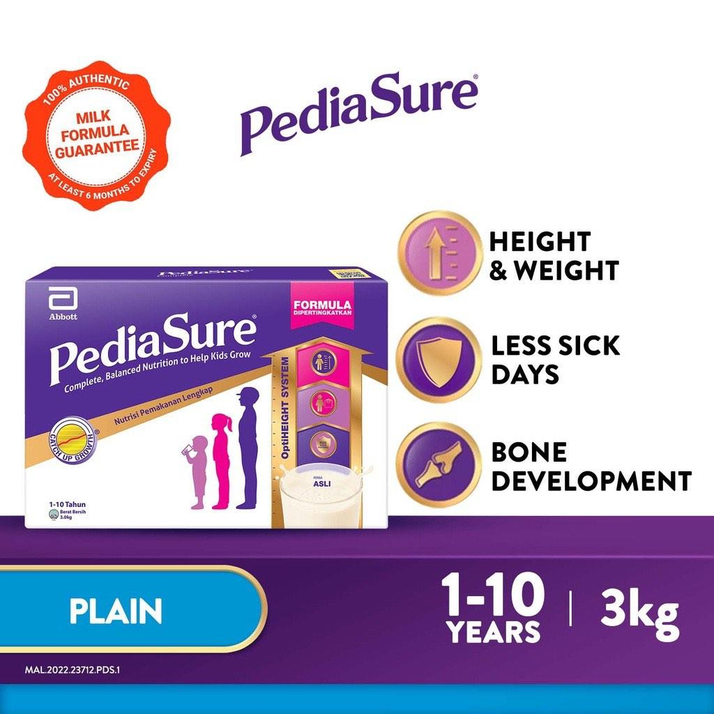 Abbott Pediasure Plain 3KG (x 4 packs) | Shopee Malaysia