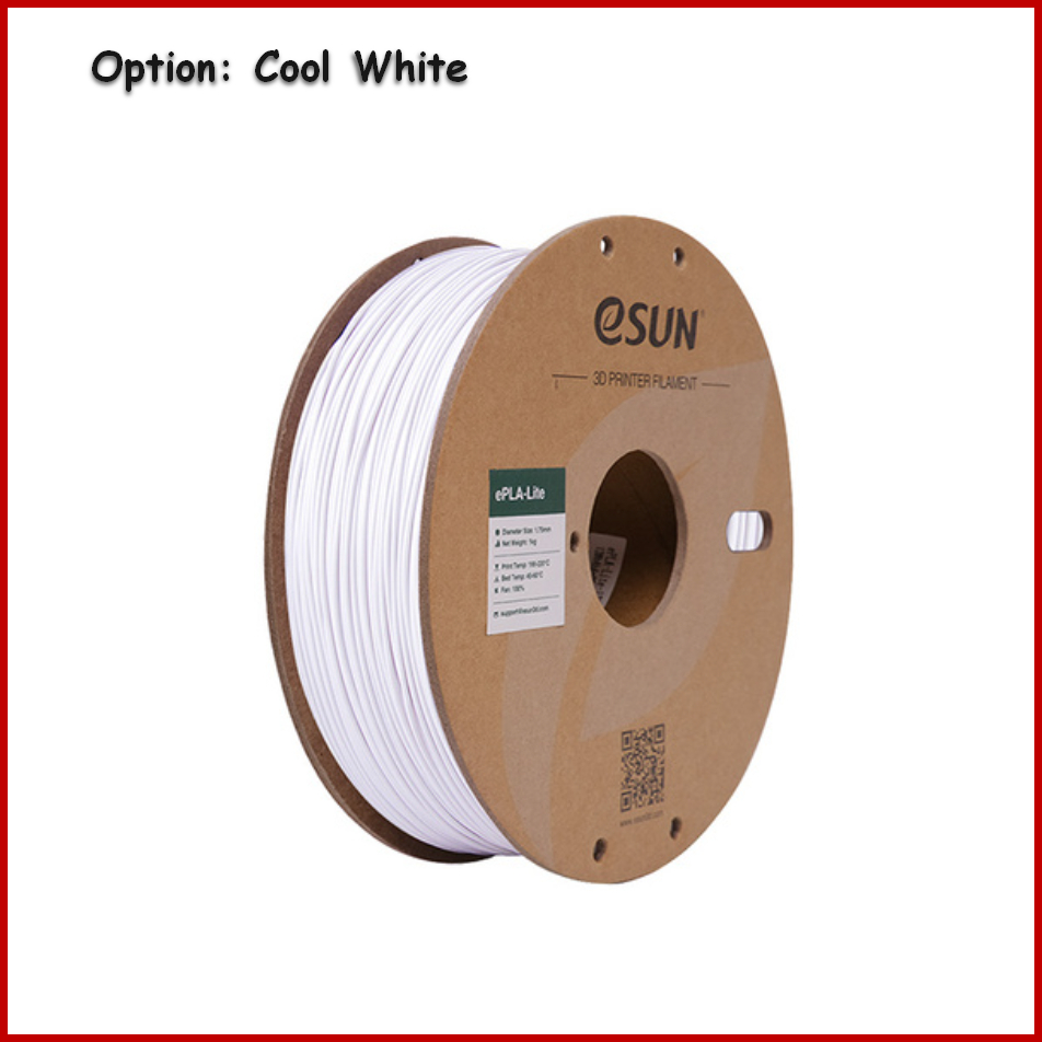 Genuine eSUN PLA ePLA-Lite 1.75mm 1KG with Spool 3D printing for FDM printer | Shopee Malaysia