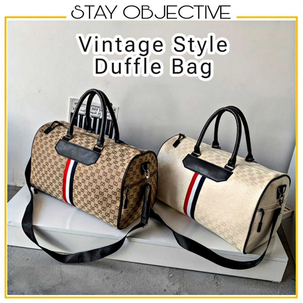 Luxury Leather Travel Bag Sling Shoulder Messenger Business Gym Casual ...