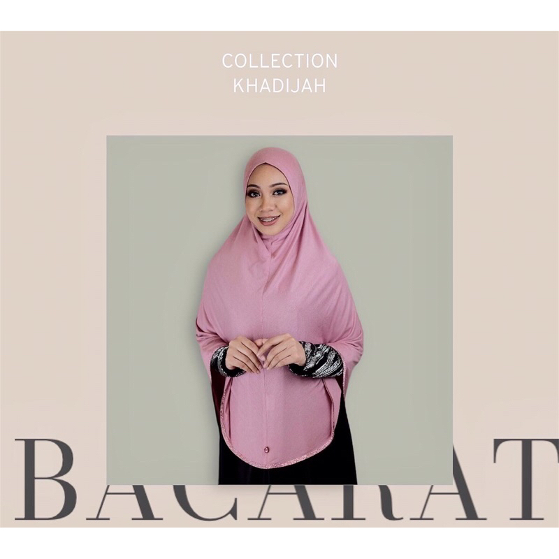 100% [Authentic] BACARAT EXCLUSIVE - Tudung Labuh Khadijah | Shopee ...