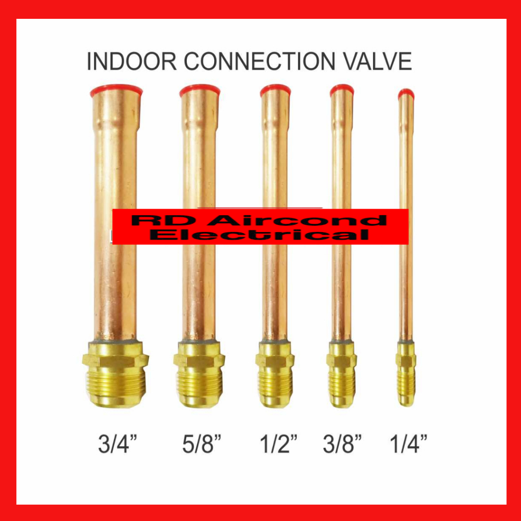 RD AIRCOND - Air Conditioner Indoor Connection Valve ( 1/4" , 3/8" , 1/ ...