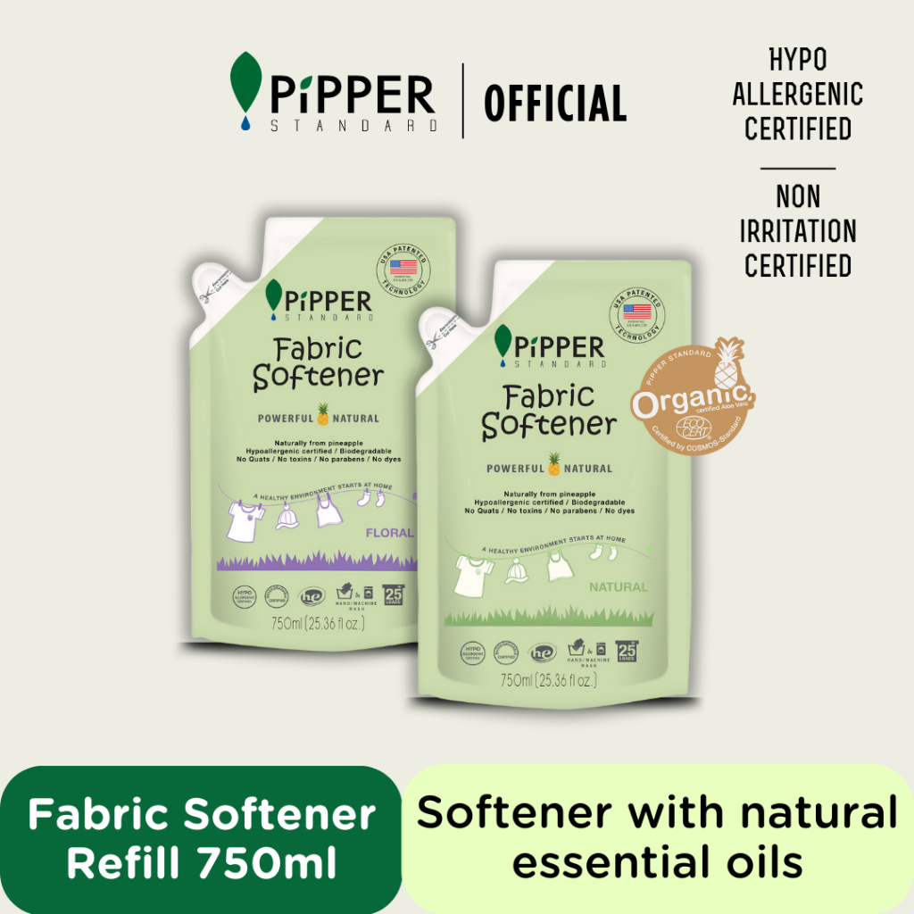 Pipper Standard Fabric Softener Refill Pouch 750ml | Shopee Malaysia