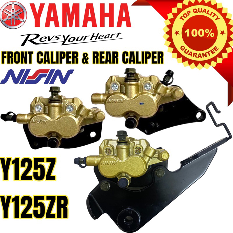 COP NISSIN Y125Z/ Y125ZR/ LC135 5S 5BU 5XK FRONT & REAR CALIPER DEPAN BELAKANG/ DISC BRAKE PUMP ...