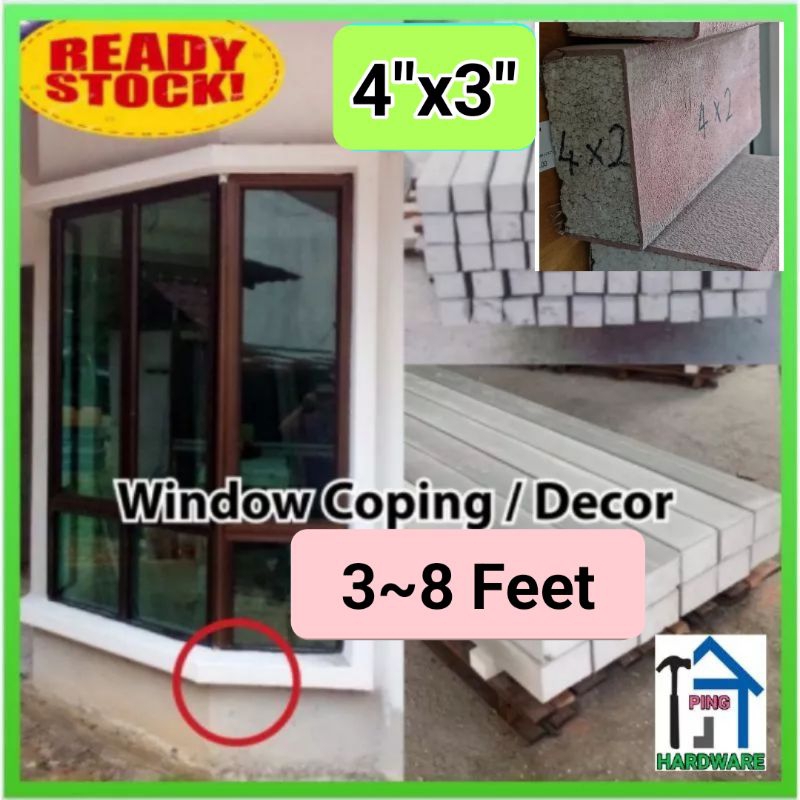 4"x3" COPING Window (8kaki) | Shopee Malaysia