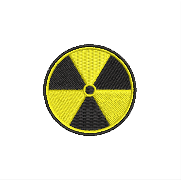 Embroidery Patches Radiation | Shopee Malaysia