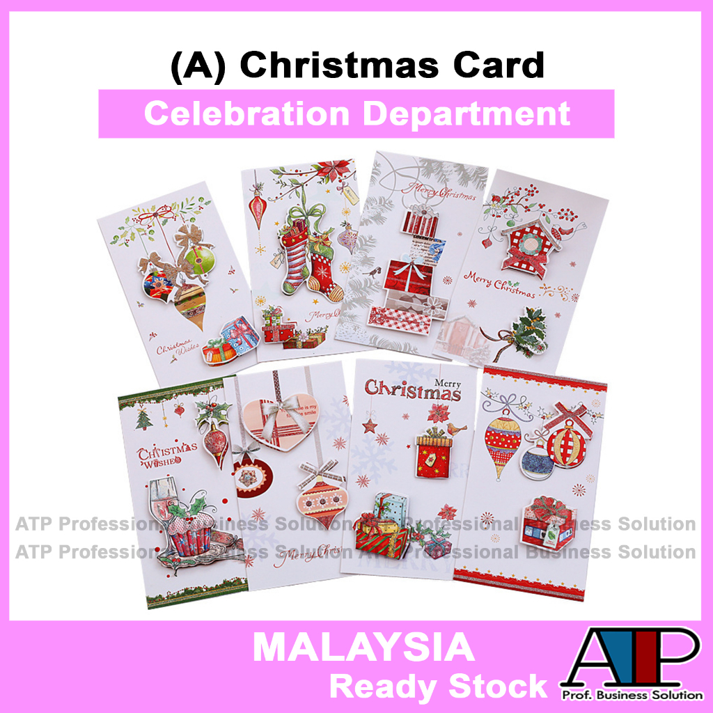 Celebration🌸 Christmas Wish Card Merry Christmas Wishes Card Greeting ...
