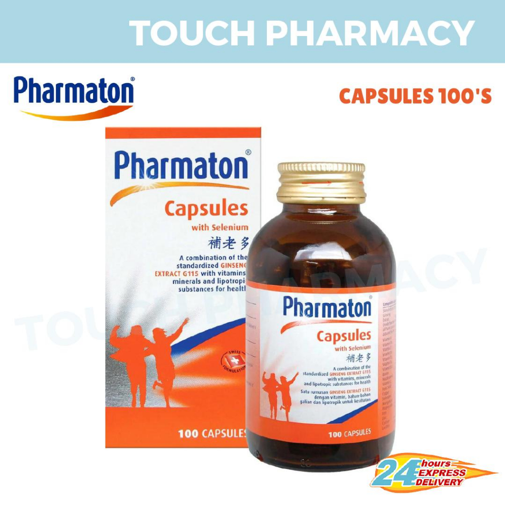 PHARMATON Multivitamin Capsule With Selenium 100'S (EXP 01/26) | Shopee ...