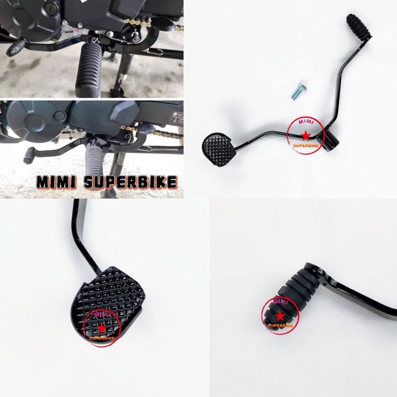 YAMAHA Y15ZR Y15 YSUKU V1 V2 GEAR PEDAL VIETNAM COLOUR BLACK HITAM ...