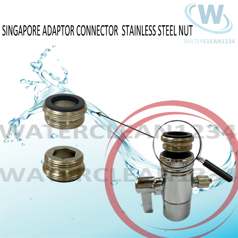 FAUCET AERATOR ADAPTOR WATER FILTER FOR BASIN / KITCHEN ( STAINLESS ...