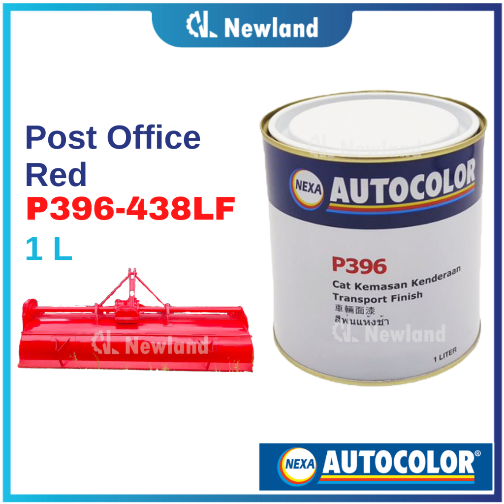 Autocolor Paint/ Cat 1L (Post Office Red) - Putar / Rotary Tiller ...