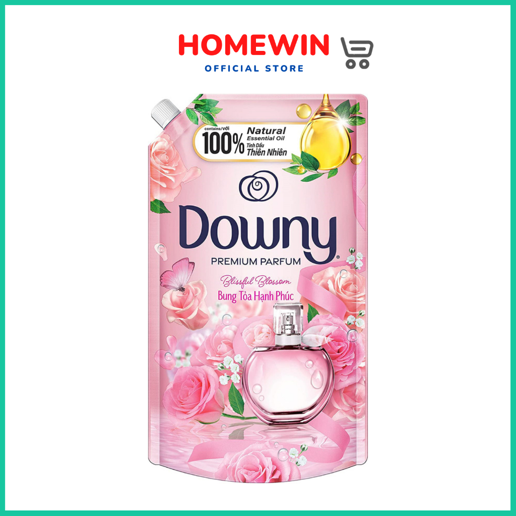 Downy Blissful Blossom Concentrate Fabric Conditioner (1.35L Refill ...