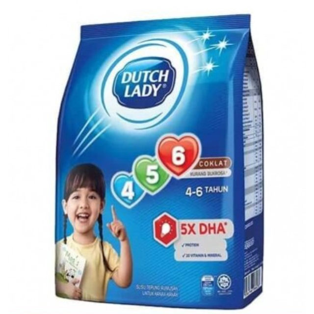 Susu Dutch Lady 123 456 850g Biasa / Coklat / Dutch Baby 0-12 / 6-18 Bulan (850g) | Shopee Malaysia