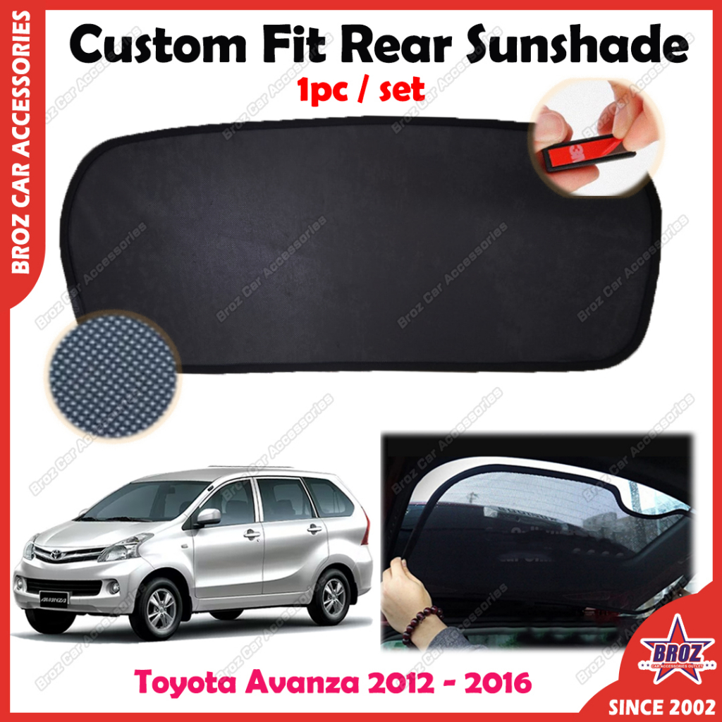 For Toyota Avanza 12-16 Rear Sunshade Rear Windscreen Custom Fit OEM ...