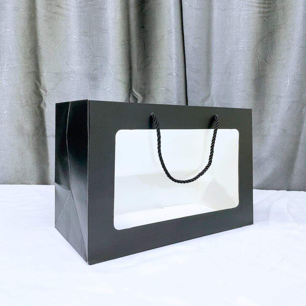 Transparent Paper Bag Customize Window Paper Bag Toys Paper Bag Box ...