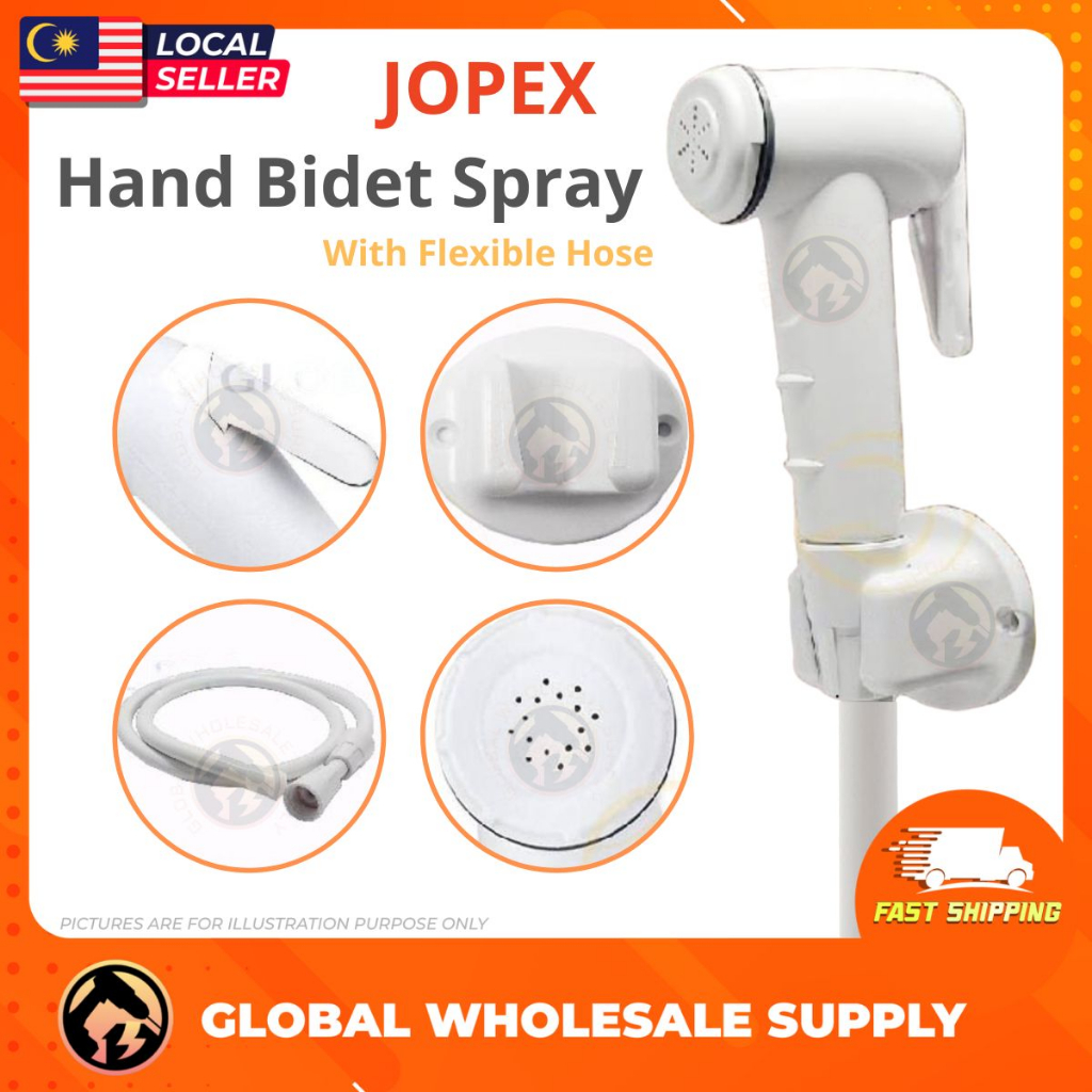 JOPEX PVC Hand Bidet Sprayer with Flexible Hose for pet bathing ...