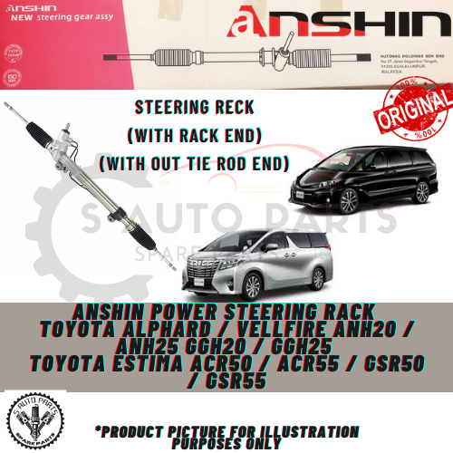 TOYOTA ALPHARD / VELLFIRE ANH20/GGH20/GGH25 /TOYOTA ESTIMA ACR50/ACR55 ...