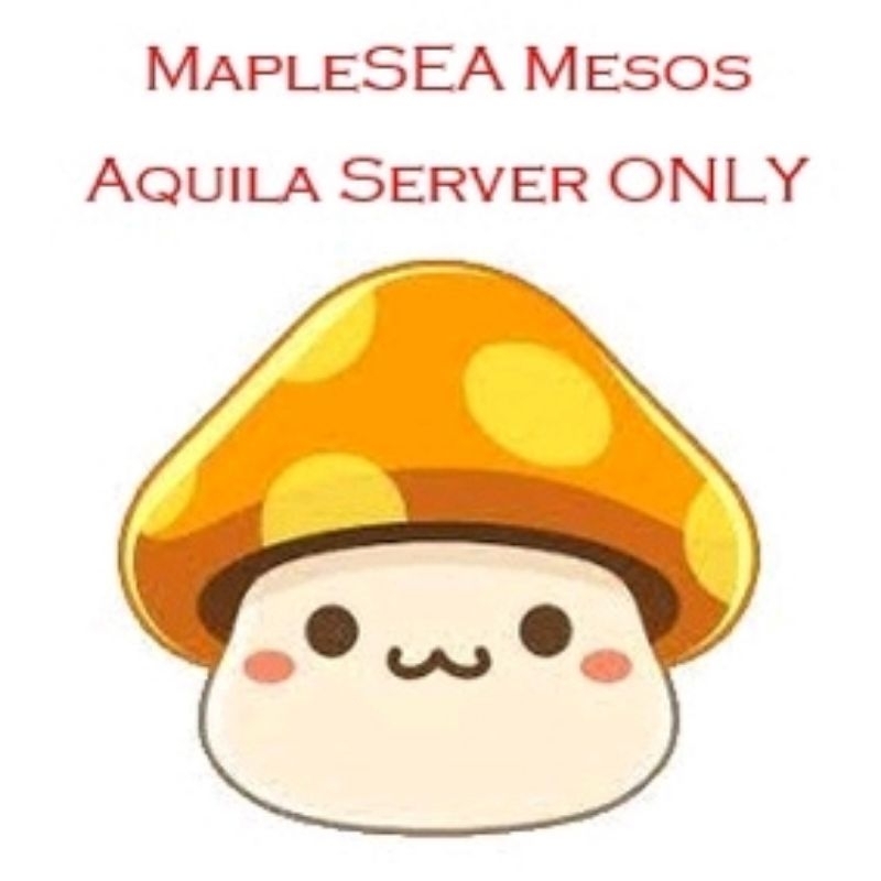 MapleStory Mesos | MapleSEA | Aquila | Shopee Malaysia