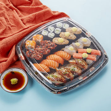 Sushi Tray Yee Sang Tray Pastry Plate Disposable Food Container 5PCS ...