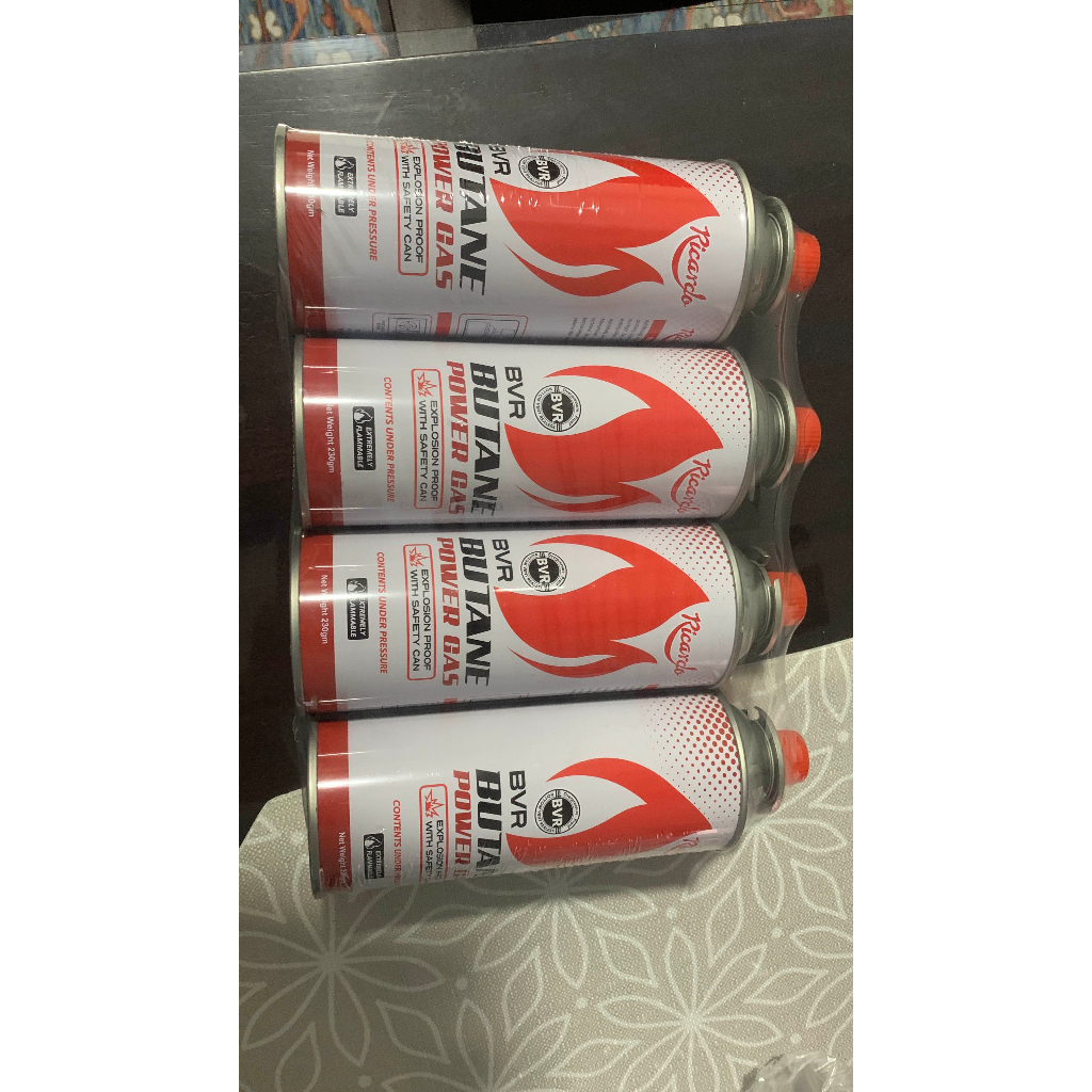 bvr butane power gas (1 set 4 pcs) | Shopee Malaysia