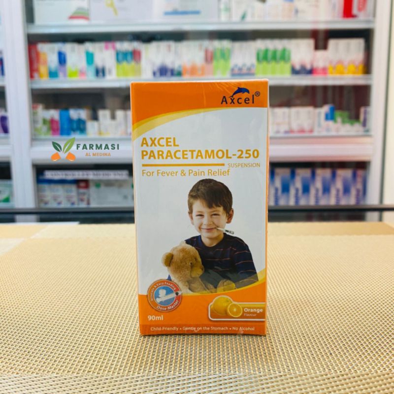 🌿 | Axcel® Paracetamol - 250 Suspension For Fever & Pain Relief 🍊 ...