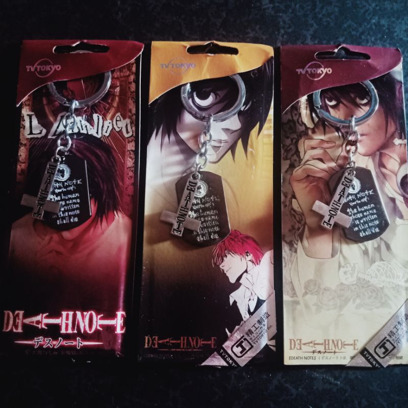 Death Note KeyChain 死亡笔记钥匙圈 | Shopee Malaysia