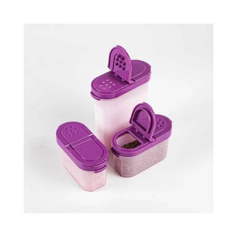 Tupperware (3 Pcs) Modular Spice To Go - 250ml X 1 Pc & 120ml X 2 Pcs ...