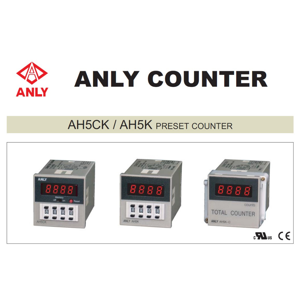 ANLY Preset Counter/Timer 4 Digits 240VAC | Shopee Malaysia