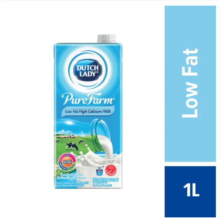 Dutch Lady Purefarm UHT Milk - LOW FAT (1L) | Shopee Malaysia