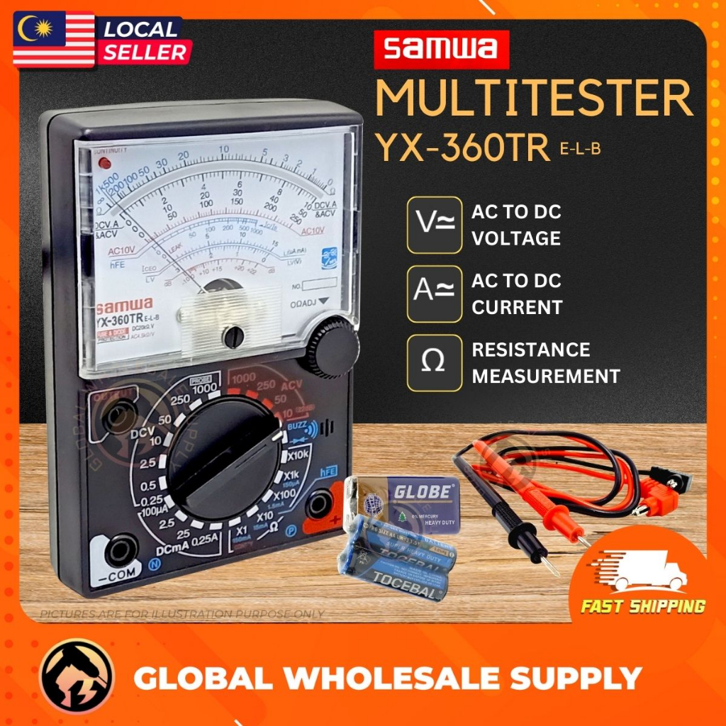 SAMWA / SUNMA /SUNWA Multimeter Tools Meter tester Multimerter Analog ...