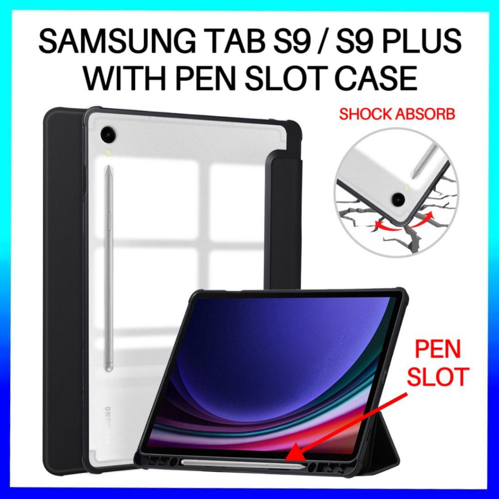Samsung Tab S9/ S9 Fe/ S10 FE/ S9 Plus/ S9 Fe+/S10+ High Quality Transparent Acrylic Anti ...