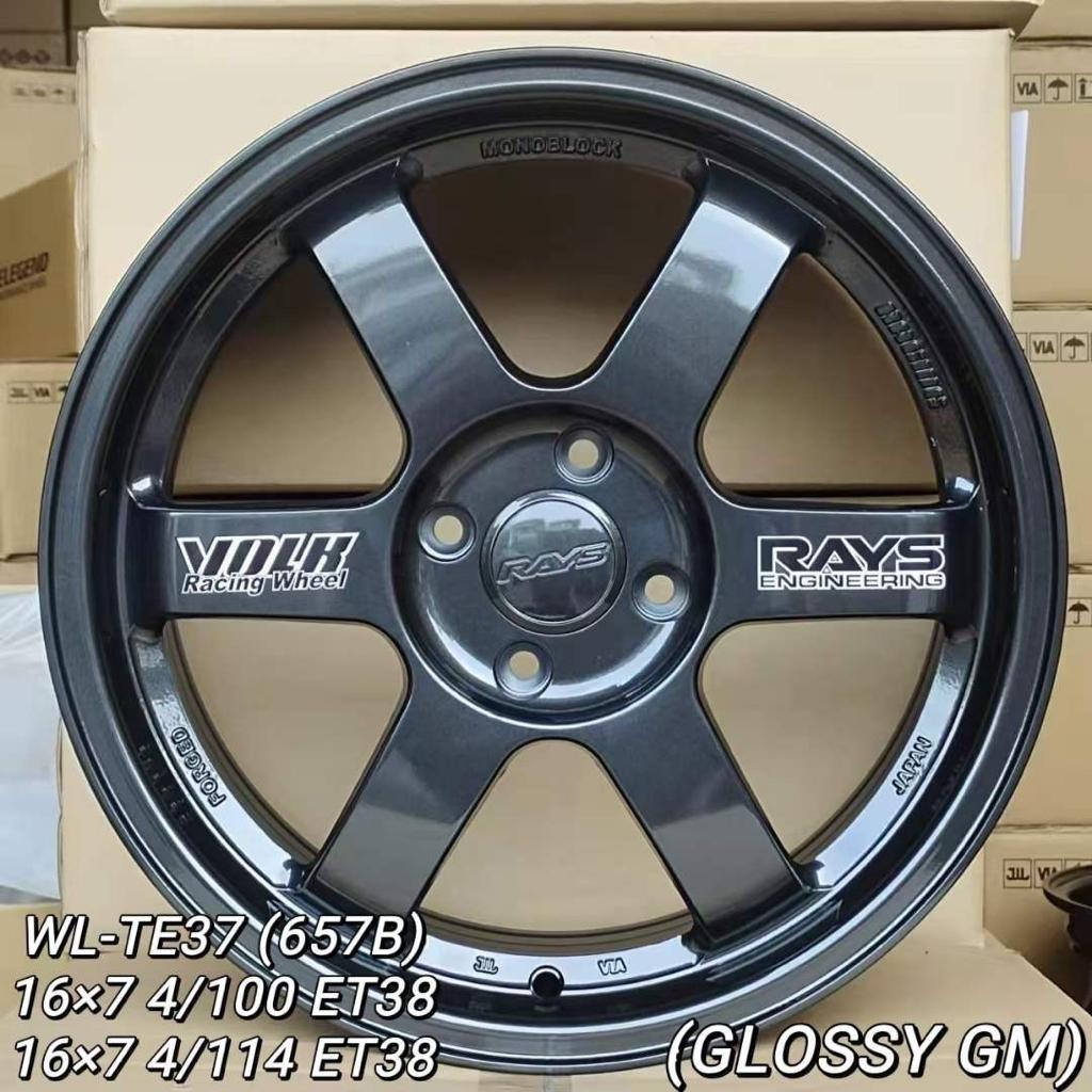TE37 RAYS WHEEL FLOWFORMING WHEEL LIGHT WEIGHT 15X6.5 | Shopee Malaysia
