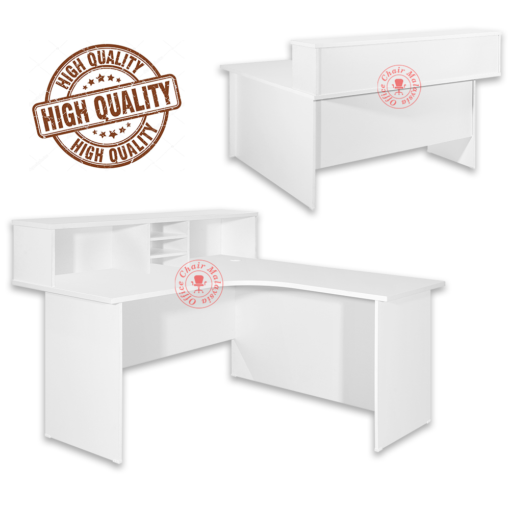 L Shape Reception Counter Table / Cashier Counter Table / Receptionist ...