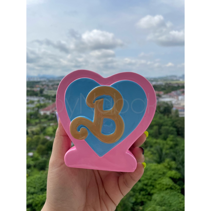 Readystock ️Barbie x Typo x Cotton On Pen holder heart logo brush ...