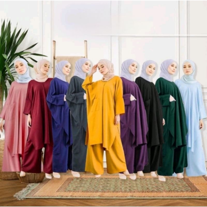 Mulan Basic Mulan Viral (Ready Stock) Muslimah Suit Loose. Ready Stock ...