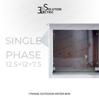SINGLE PHASE OUTDOOR METER METAL BOX WITH FIBER BOARD TNB / 1 PHASE ...