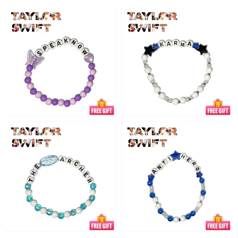 Taylor Swift Inspired Friendship Bracelet Swifties | Shopee Malaysia