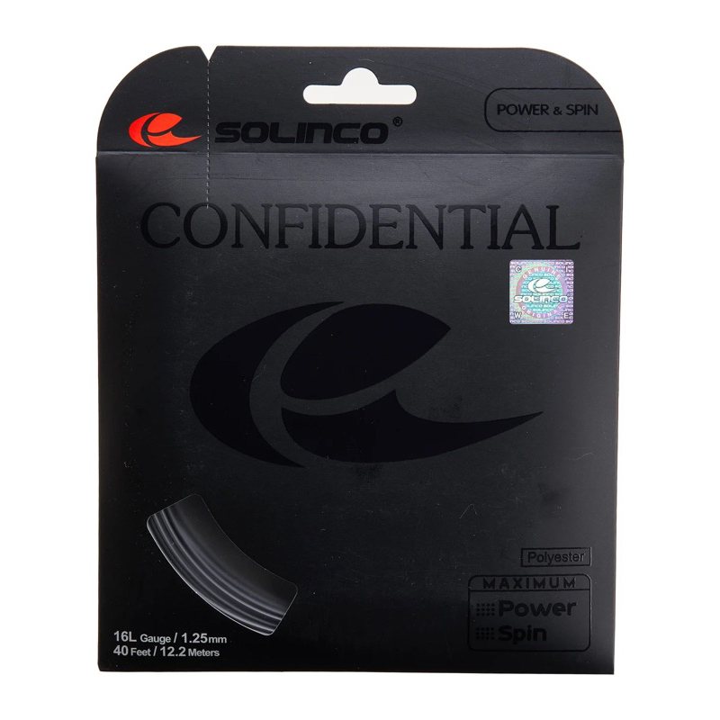 Solinco Confidential 16/16L/17/18 Tennis String (1 pack) | Shopee Malaysia
