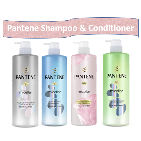 Pantene Micellar Shampoo /conditioner (Moisturize/Detox/Purify/Scalp ...