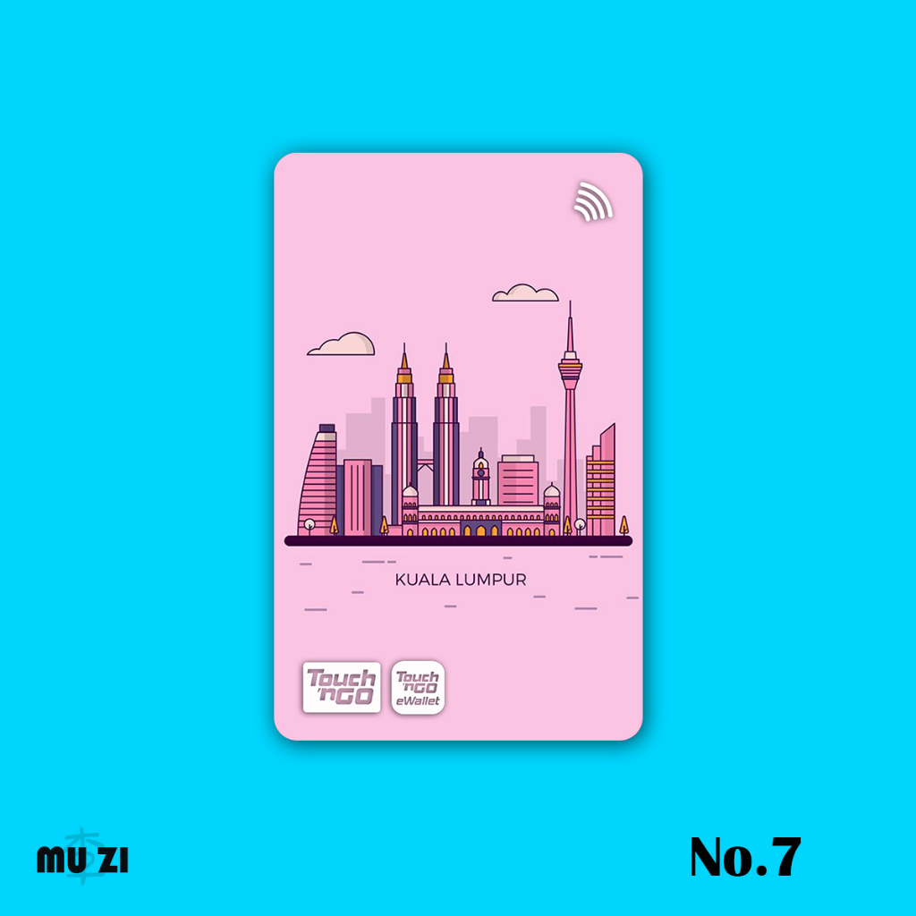 Malaysia KLCC TnG Card STICKER NFC STICKER Waterproof Thick Hard ...